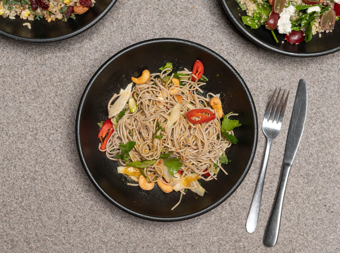 SALMON STEAK SOBA NOODLE | Two Bob Snob